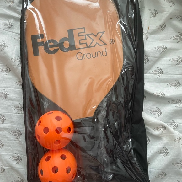 FedEx | Other | Fedex Ground Pickle Ball Set With Orange Balls | Poshmark